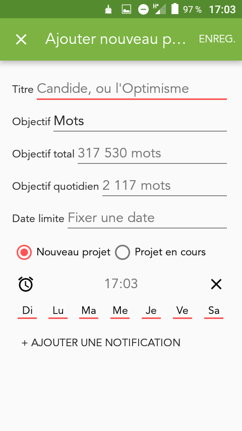 Application : Writeometer | L'Imaginaerum de Symphonie